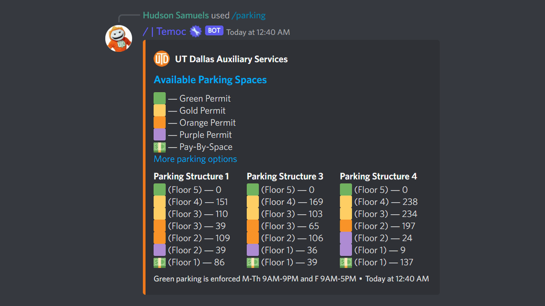 Temoc Bot - Hudson Samuels